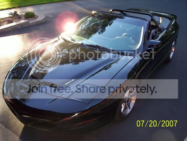 1995 Pontiac Firebird Formula Convertible, Ram Air, black, 6 speed ...