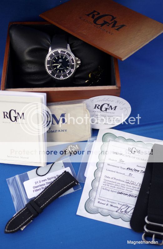 SOLD! RGM Professional Diver Model #300 Gloss Dial | WatchUSeek Watch ...
