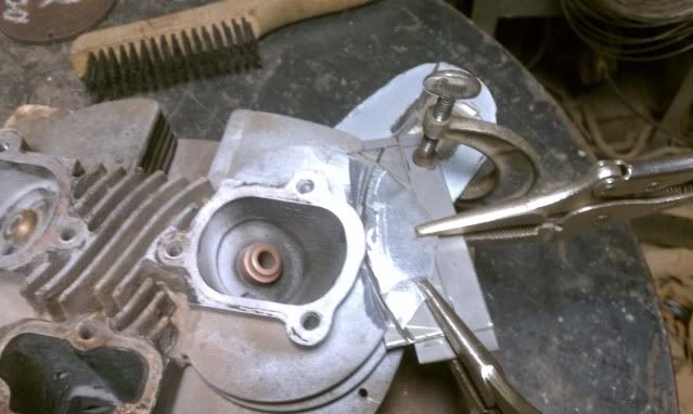 welding alloy cylinder fin help? REPAIR COMPLETE | DO THE TON