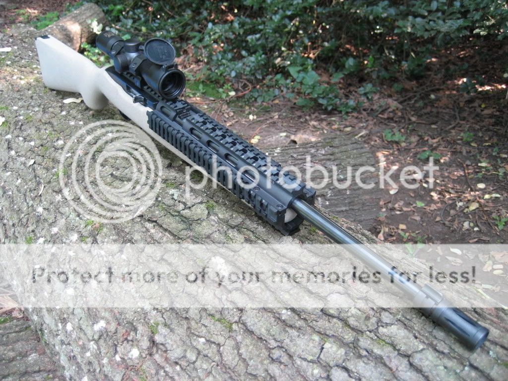 10/22 quad rail & flash hider