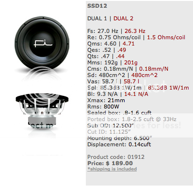 Official Fi Subwoofer Specifications! (pictures Included) - Fi Car ...