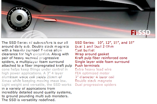 Official Fi Subwoofer Specifications! (pictures Included) - Fi Car ...