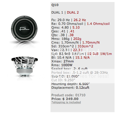 Official Fi Subwoofer Specifications! (pictures Included) - Fi Car ...
